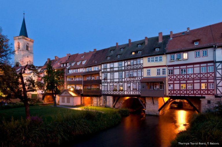 The towns of Thuringia, Germany