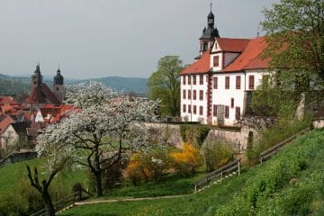 The towns of Thuringia, Germany
